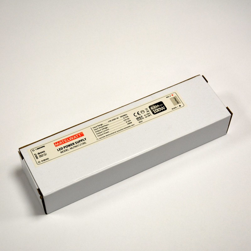 Alimentation 12V / 100W pour enseignes lumineuses à leds